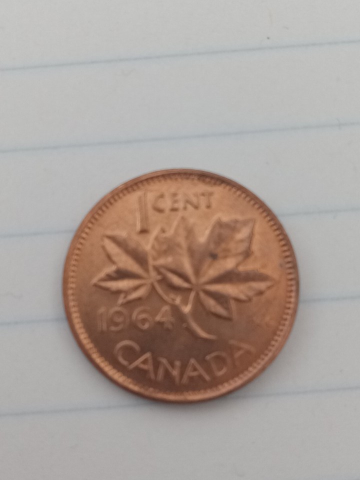 Canada - 1964 - 1 Cent - Queen Elizabeth II - Canadian Penny | eBay