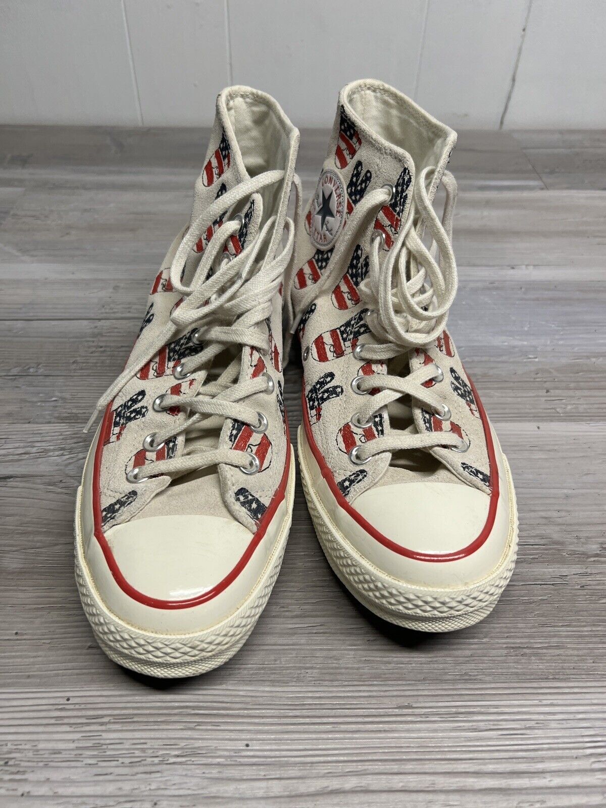 PEACE SIGN Converse Chuck Taylor All Star Sneakers A… - Gem