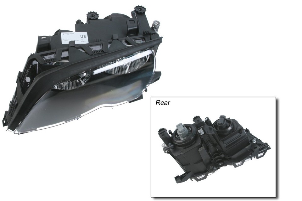 ZKW LEFT DRIVER Headlight Headlamp Light Lamp / Black Trim WITHOUT ...