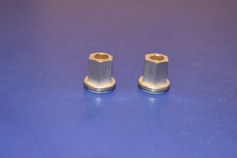 QTY 2 Group 31 Battery Stainless Steel Closed Nuts For Standard 3/8 ...