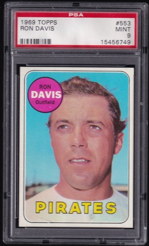 1969 Topps #553 Ron Davis PSA 9 | eBay