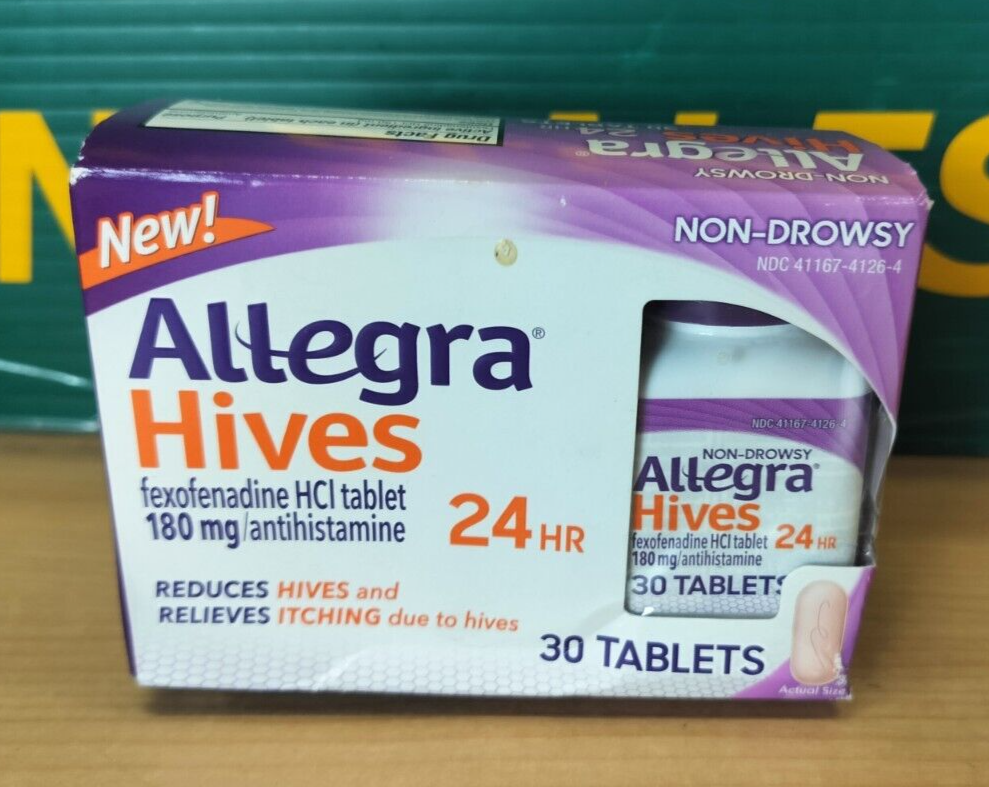 Allegra Hives Relief Tablets - 180 mg - 30 Count India | Ubuy
