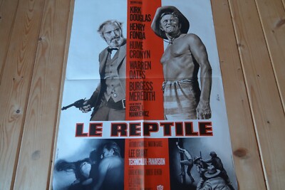 LE REPTILE henry fonda kirk douglas affiche cinema western 1969 | eBay