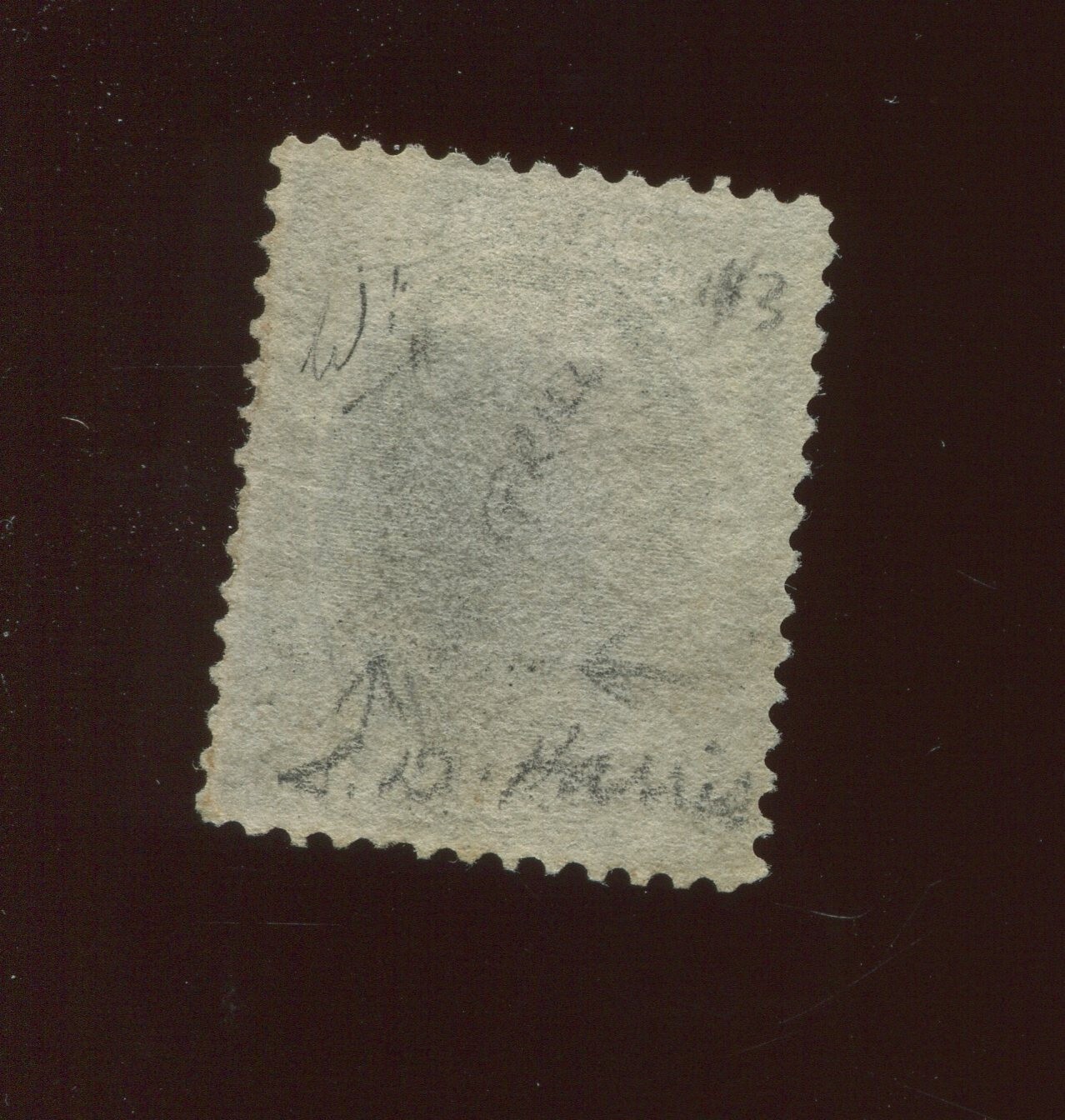 143 Hamilton Grill Used Grill Stamp with APEX Cert XF APP (BZ1336) APS ...