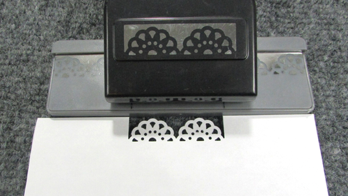 Stamp'in Up Scalloped Floral Polka Dots Border Edger Paper Punch Edge ...