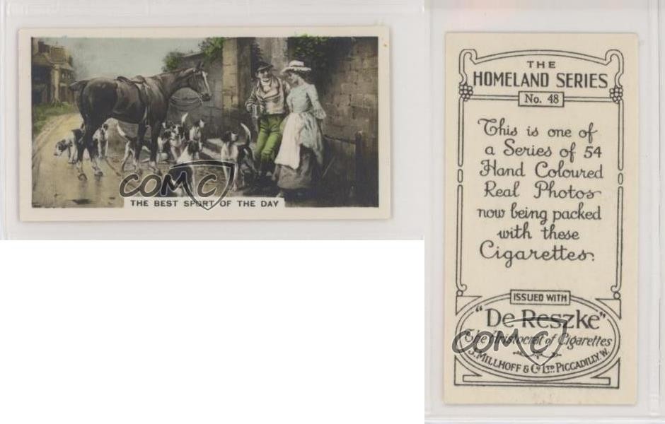1933 De Reszke The Homeland Series Tobacco Hand-Coloured Small #48 0t2 ...