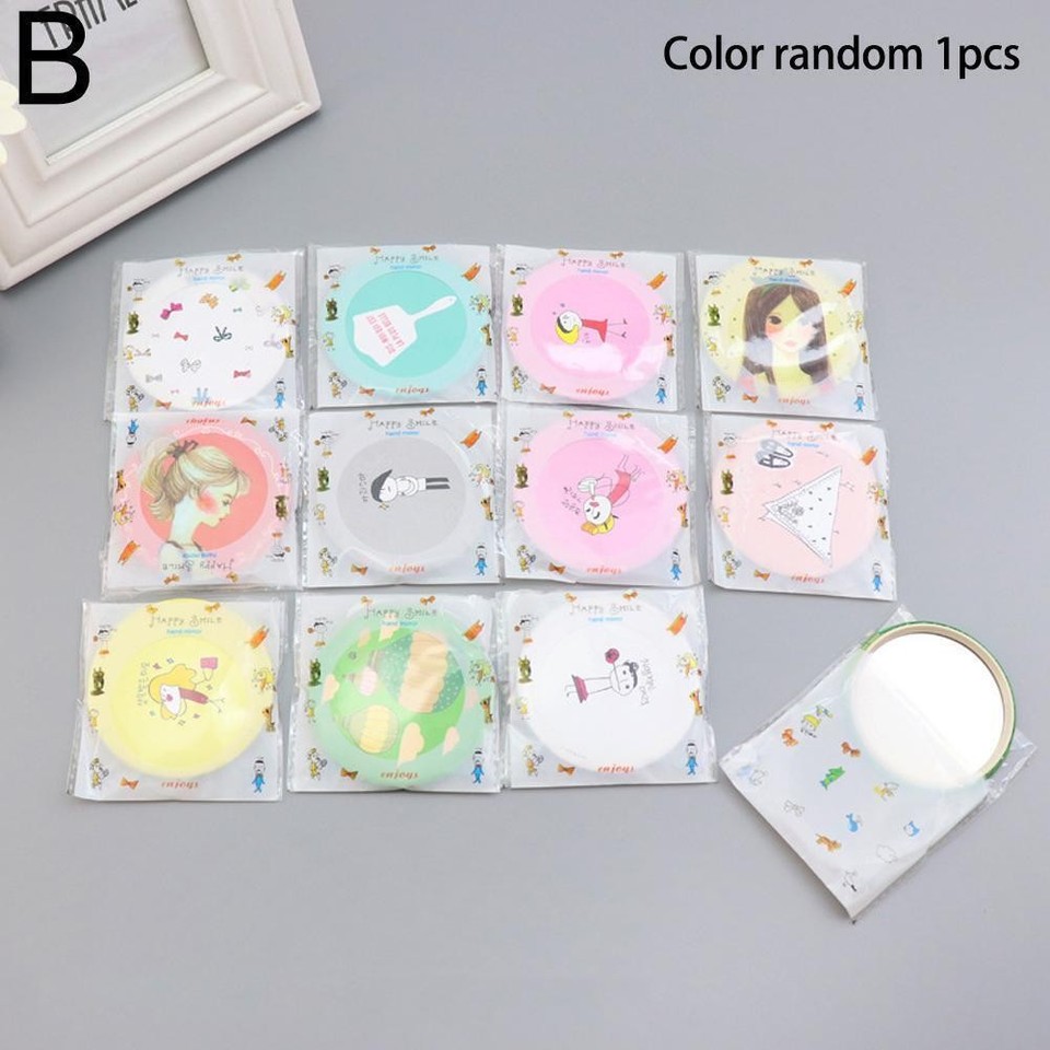 Cute and Portable Cartoon Mini Makeup Mirror Y1L5 W8V6 | eBay