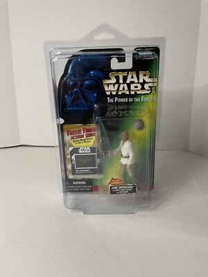 NEW LUKE SKYWALKER W/ BLAST SHIELD HELMET FREEZE FRAME STAR WARS POTF2 ...
