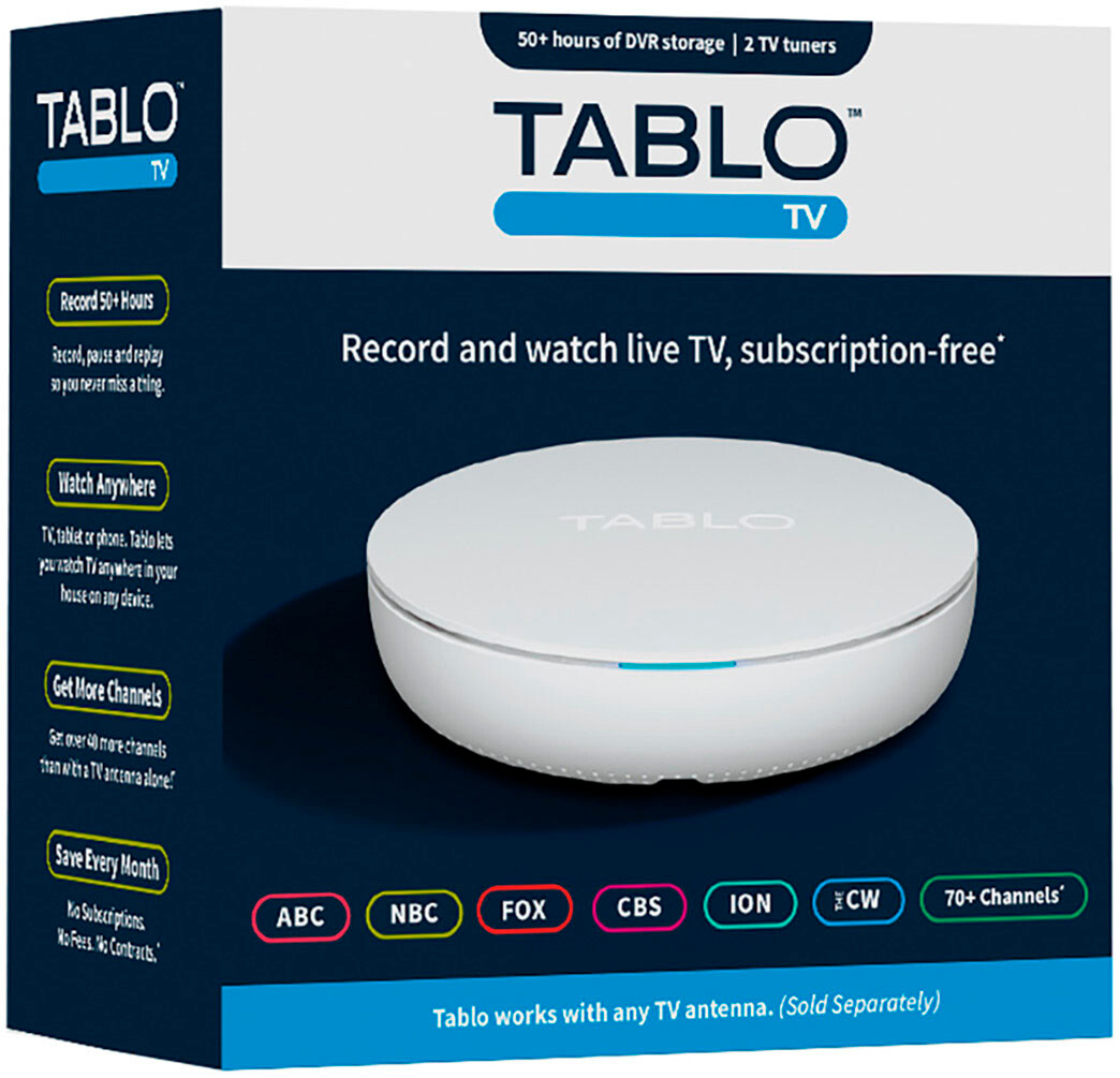 Tablo - 4th Gen, 2-Tuner, 128GB Over-The-Air DVR & Streaming Player ...