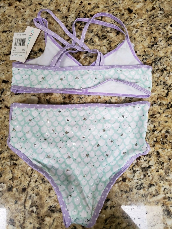 Jantzen Girls 2-Piece Swim Set Size 10 Swimsuit Bikini | eBay