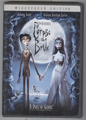 Corpse Bride (2005 WS DVD) Tim Burton Johnny Depp Helena Bonham Carter ...