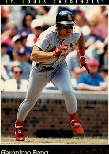 1993 Pinnacle St. Louis Cardinals Baseball Card #174 Geronimo Pena | eBay
