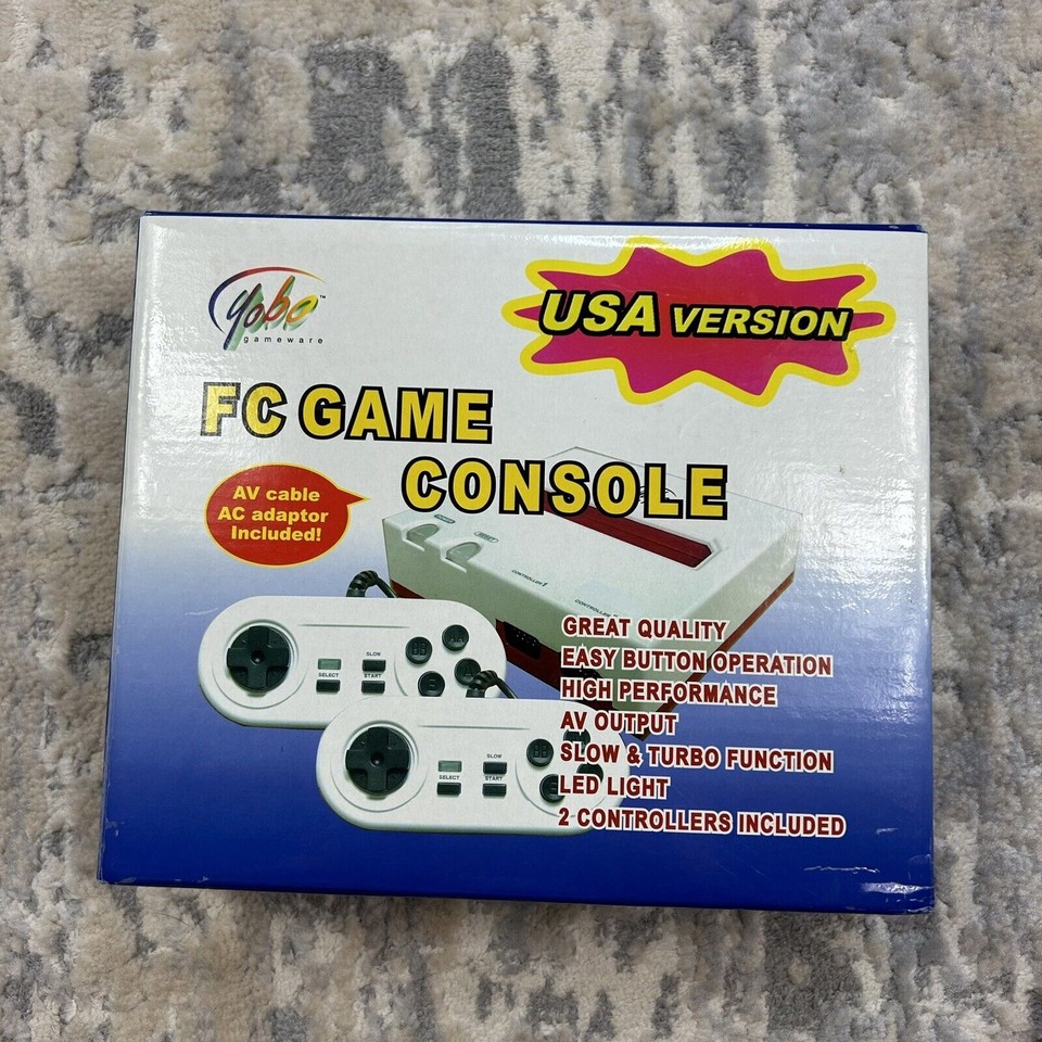 New Yobo FC Game Console USA Version Nintendo NES Videogame Player ...