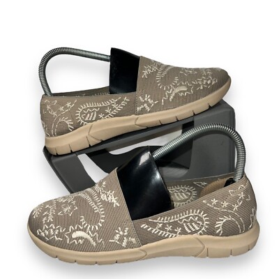 Yuu Embroidered Paisley Casual Slip-on Shoes Women's 7 | eBay