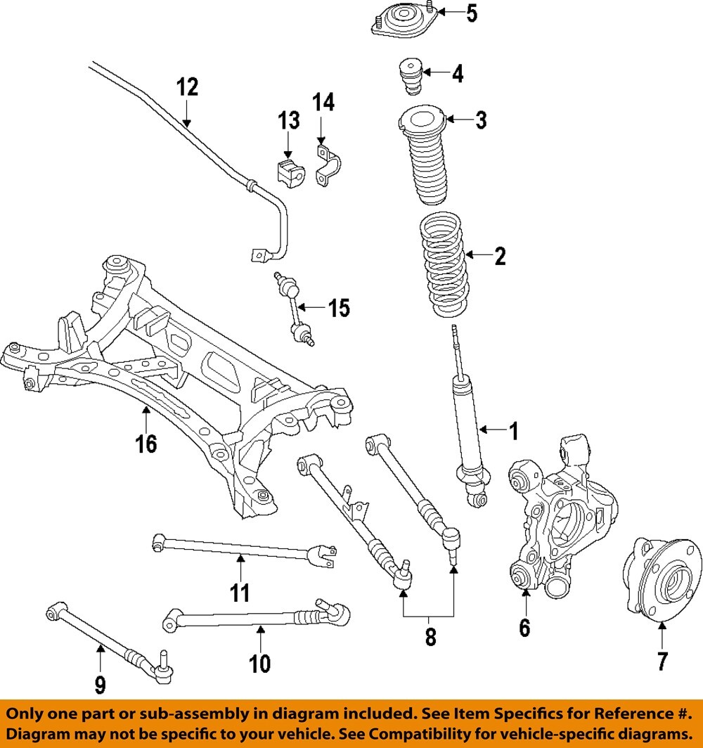 MAZDA OEM 16-17 MX-5 Miata Rear Suspension-Trailing Link N24328200 | eBay