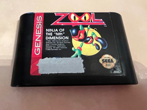 Zool: Ninja of the "Nth" Dimension Sega Genesis Cart Only Cleaned and ...