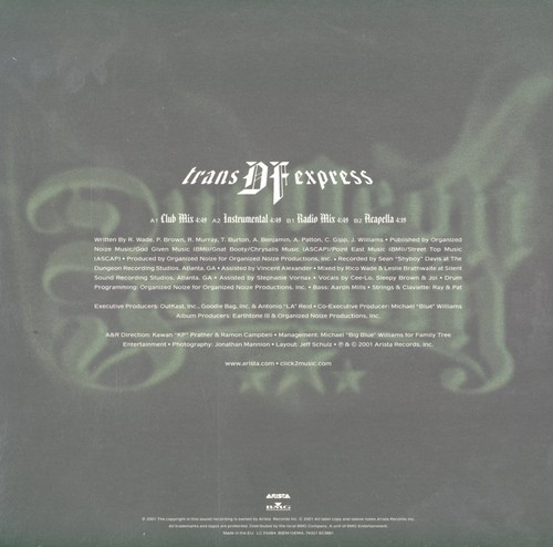 Dungeon Family Trans Df Express 12" vinyl Europe Arista 2001 in pic sleeve | eBay