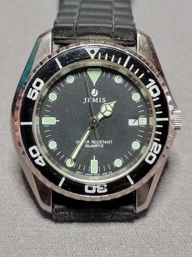 Seiko sub-brand JEMIS diver watch Japan water resistant Quartz ...
