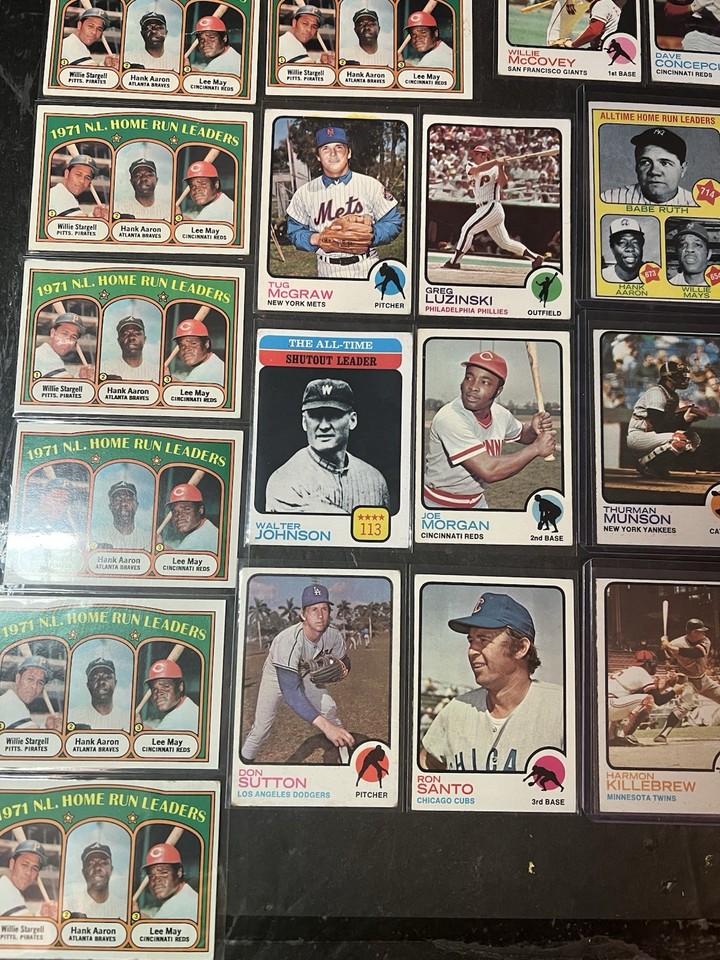 O74. Huge Vintage Lot 1972,73 Baseball Cards | eBay