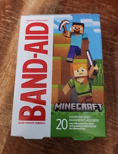 MinecraftbBAND-AID Children's Bandages Assorted 20ct 381372025137| eBay