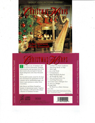 JOHN MARSON & HELEN TUNSTALL - CHRISTMAS HARPS (CD 1993) **12 TRACKS ...