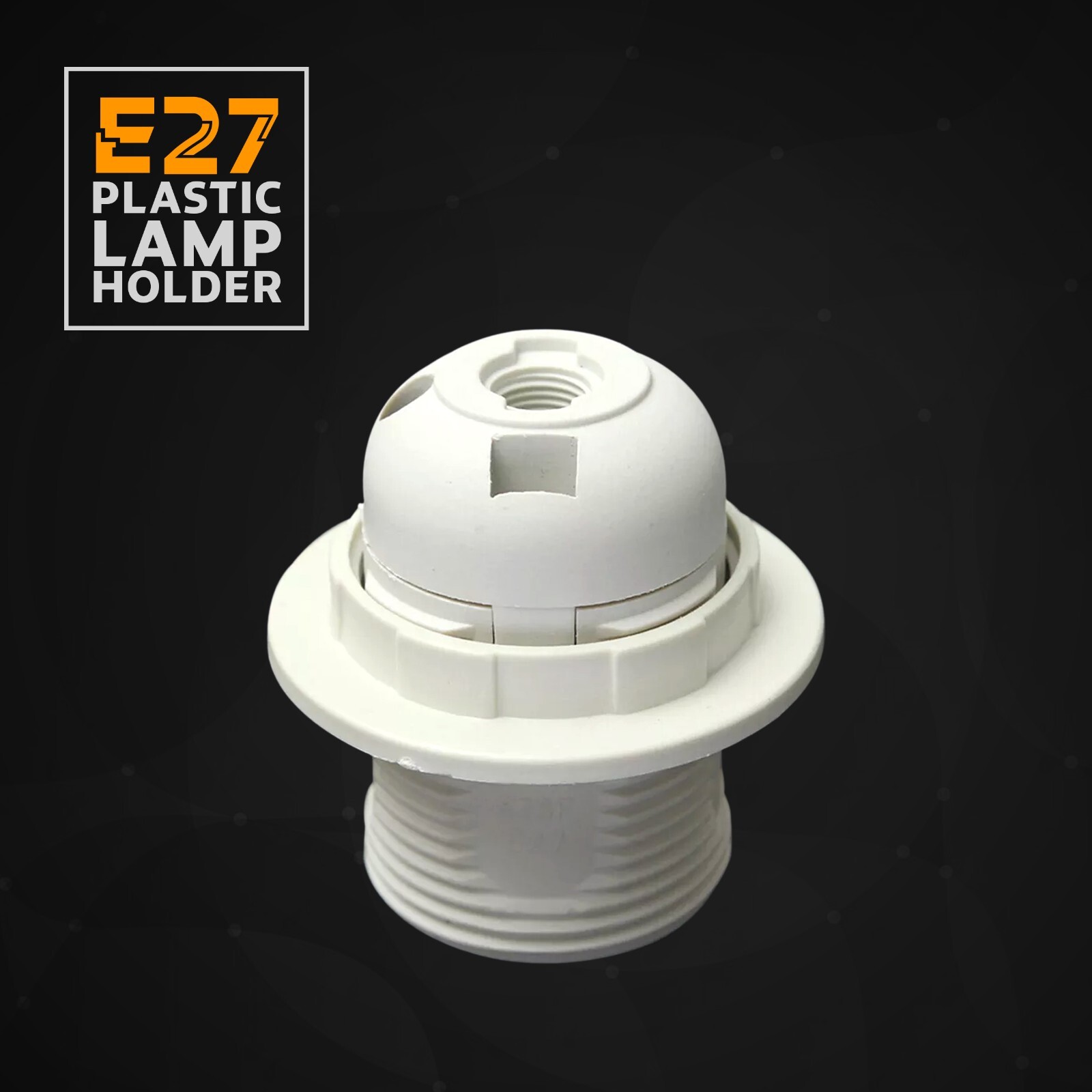 E27 Edison Screw Cap Socket Pendant Ceiling Light Lamp Bulb Holder ...