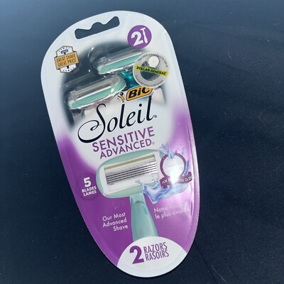 1 pack Bic Soleil Sensitive Advanced 2ct - Fast Shipping | eBay