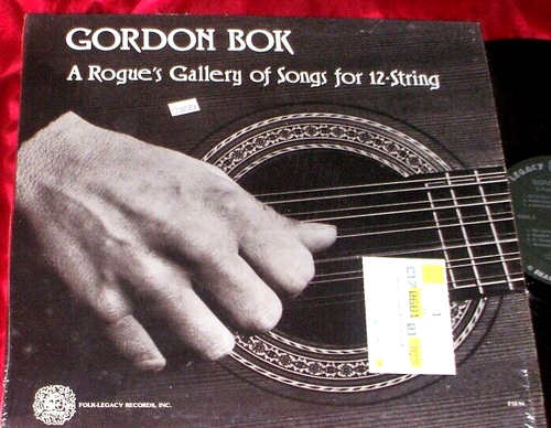GORDON BOK Rogue's Gallery of Songs for 12-String LP FOLK LEGACY NEAR ...