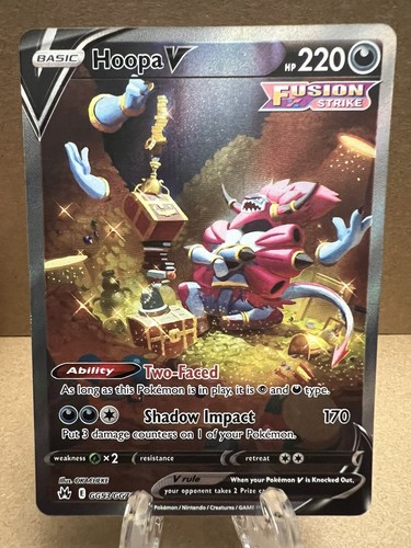Pokémon TCG Hoopa V Crown Zenith: Galarian Gallery GG53/GG70 Regular ...