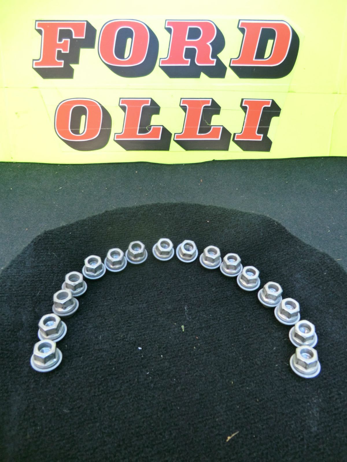 20 St Original Ford Radmutter M12 x 1.5 19 mm Kegelbund 60° Ø 28mm ...