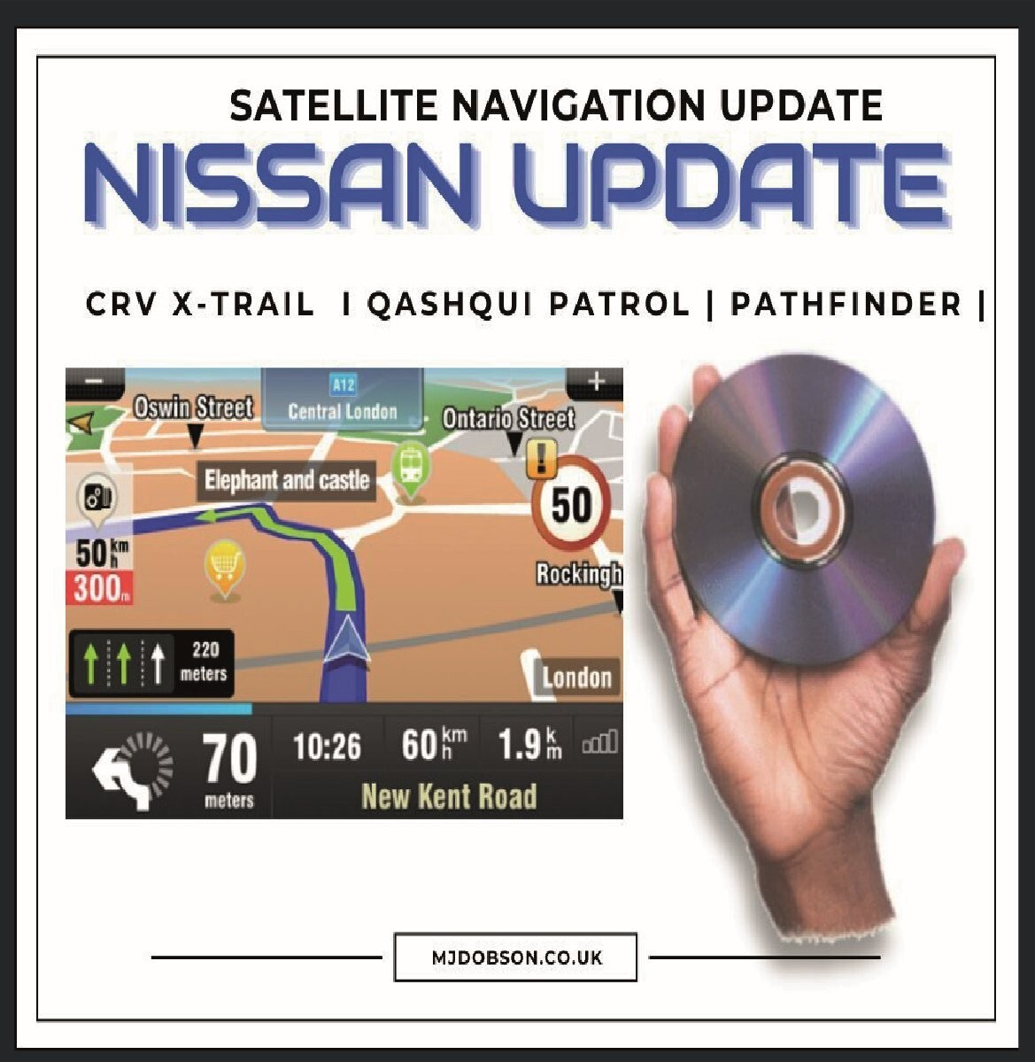 Nissan Sat Nav Update 2013 Disc Xtrail Navara Murano Patrol Pathfinder ...