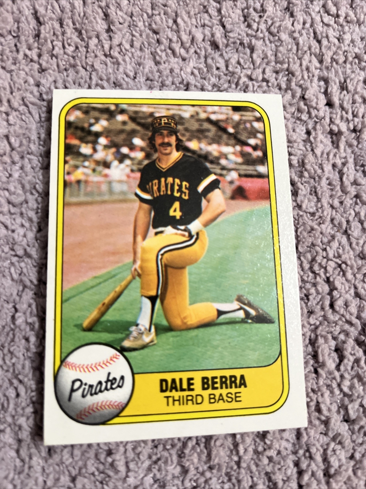 1981 Fleer Dale Berra . Pittsburgh Pirates #369 | eBay