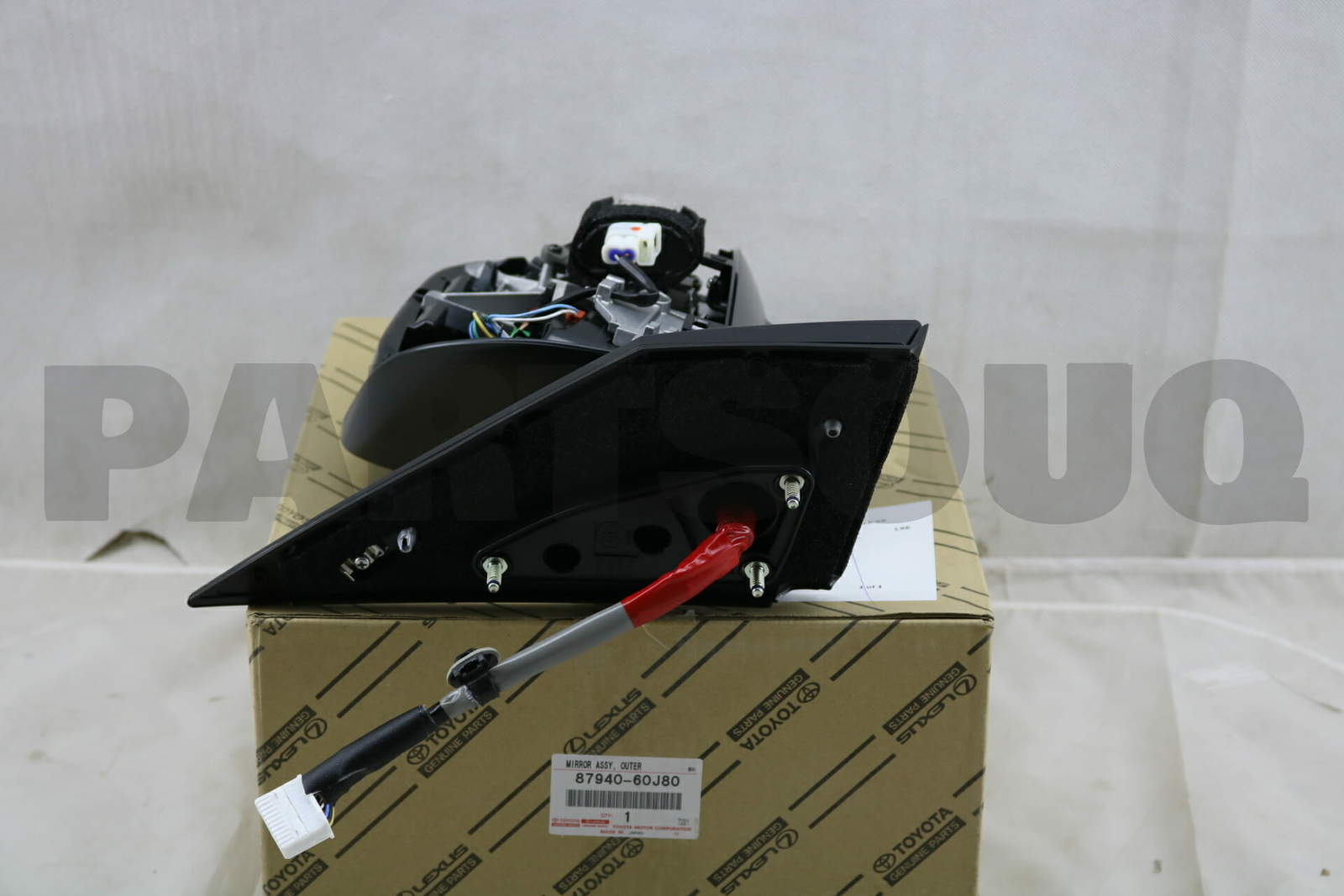 8794060J80 Genuine Toyota MIRROR ASSY, OUTER REAR VIEW, LH 87940-60J80 ...