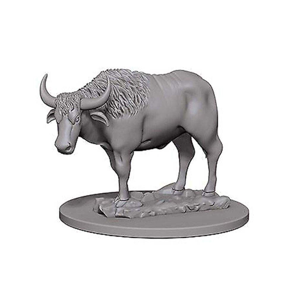 Wizkids Deep Cuts Unpainted Miniatures Oxen Unique Fantasy Sculpts Ages ...