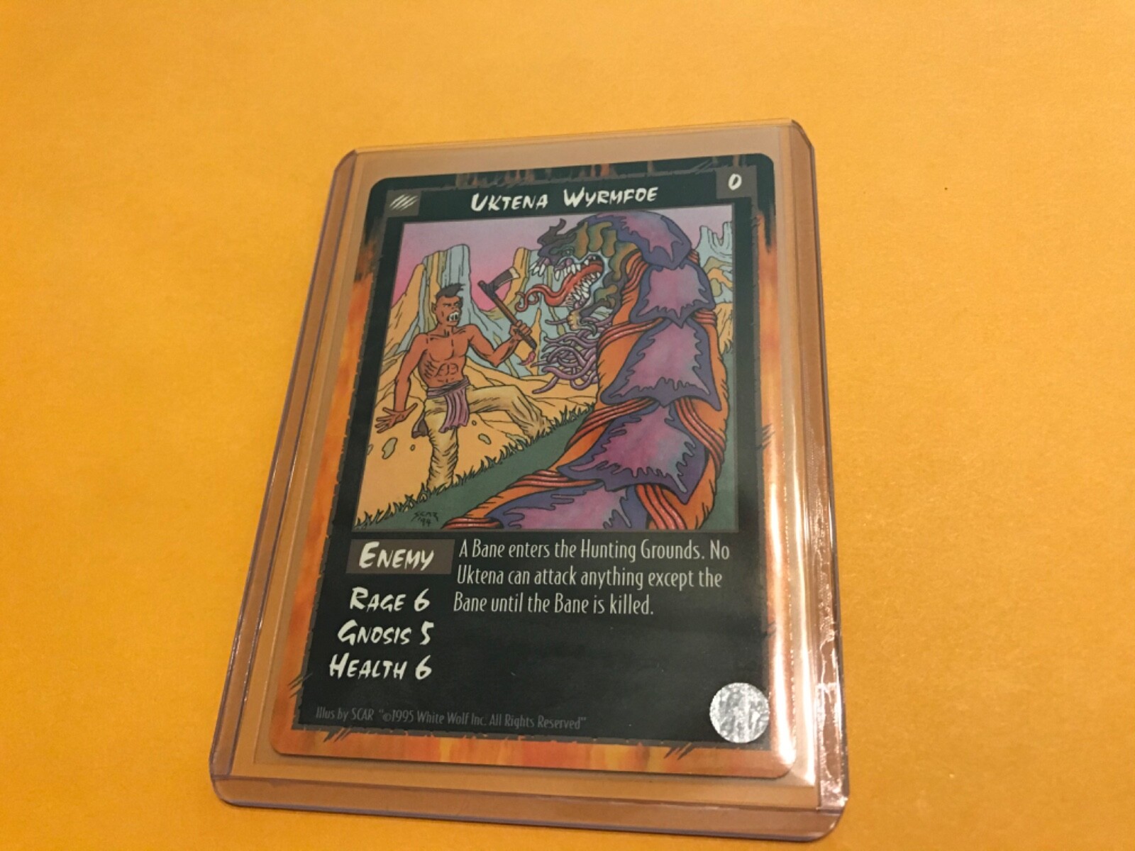 UKTENA WYRMFOE : RAGE LIMITED CCG card, White Wolf Werewolf TCG, Rare ...