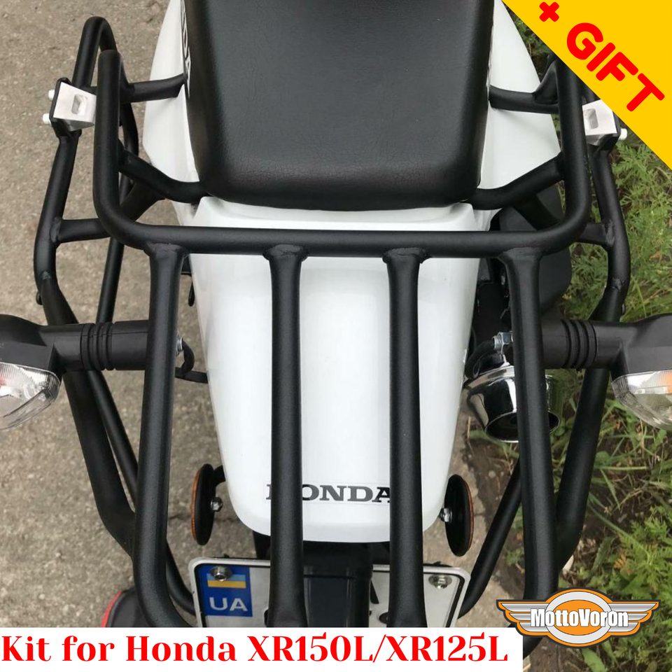 For Honda XR 150 L Rack luggage System XR125L Crash bars XR150L Kit ...