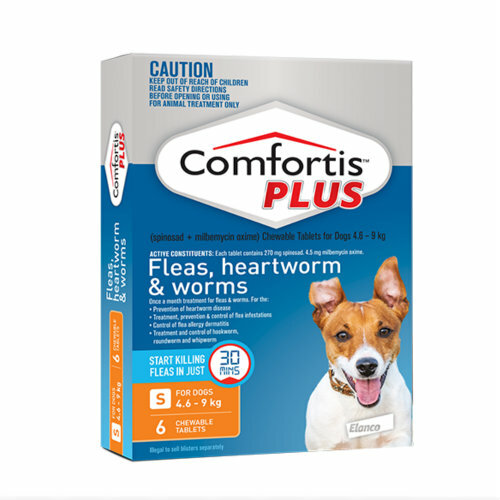 Comfortis+Plus+6+Pack+270mg+Orange+Chewable+Tablets+for+Dog for sale ...