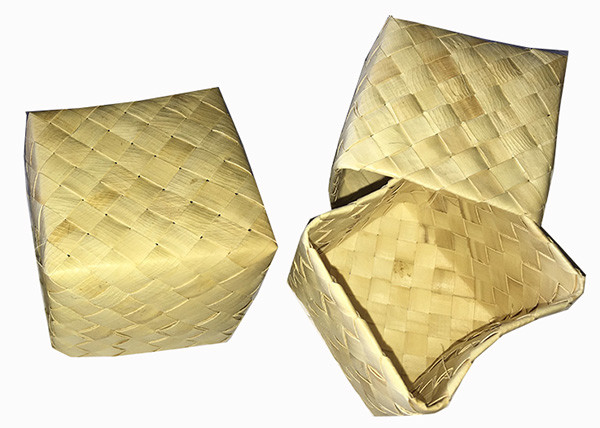 Hawaiian Weaved 10 Gift Buri Boxes Baskets Keepsake Hawaii Hula Supply ...