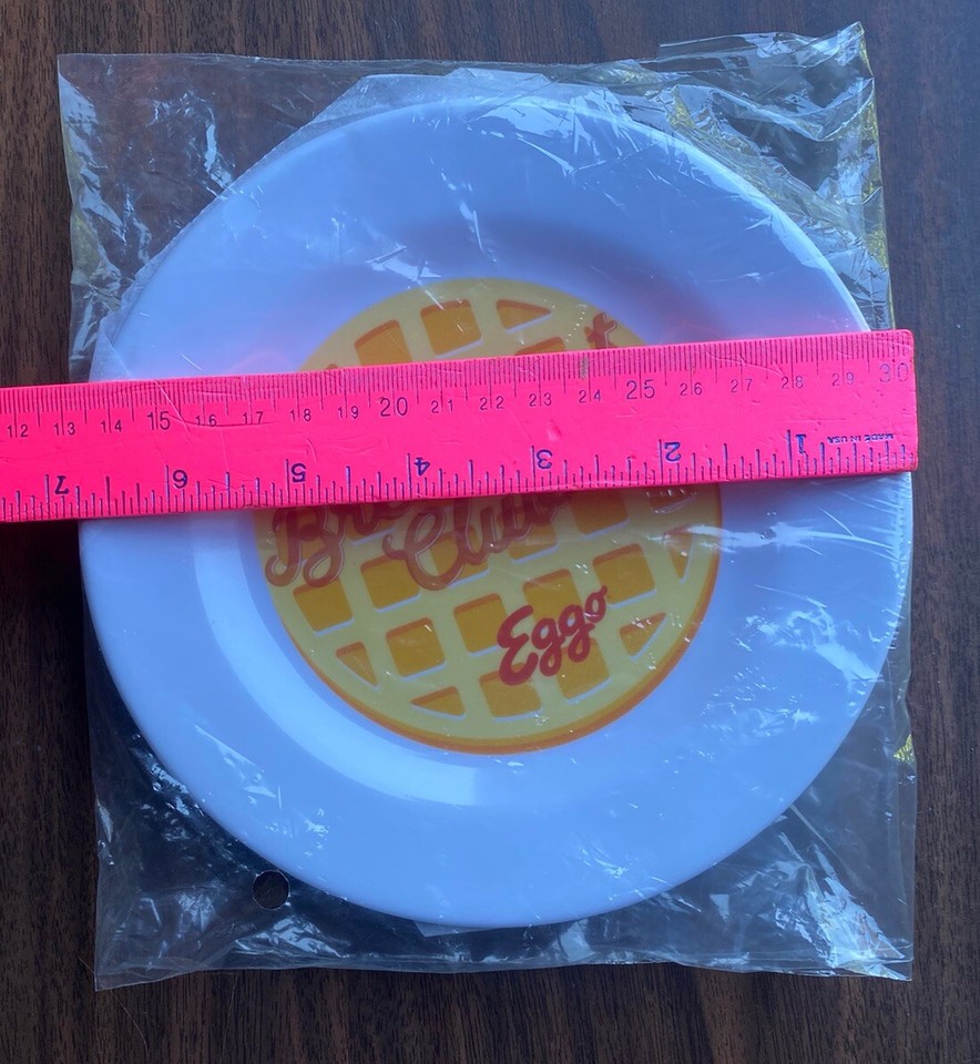 Kellogg's Eggo Breakfast Club Collectors Plastic Plates - Set of 2 ...