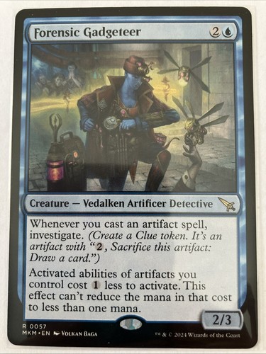 Forensic Gadgeteer 0057 Non Foil Rare Murders at Karlov Manor MTG NM | eBay