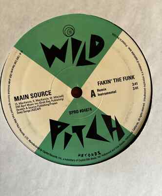 Main Source FAKIN' THE FUNK 12" promo vinyl old school hip hop SPRO ...