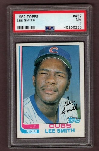 1982 Topps #452 Lee Smith PSA NM 7 | eBay