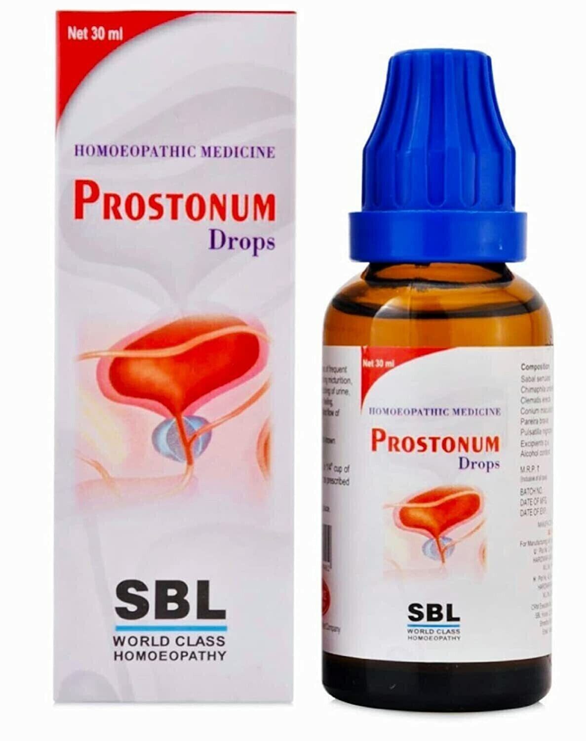 2x SBL Prostonum Drop Homeopathic Medicine For Enlarged Prostate ...