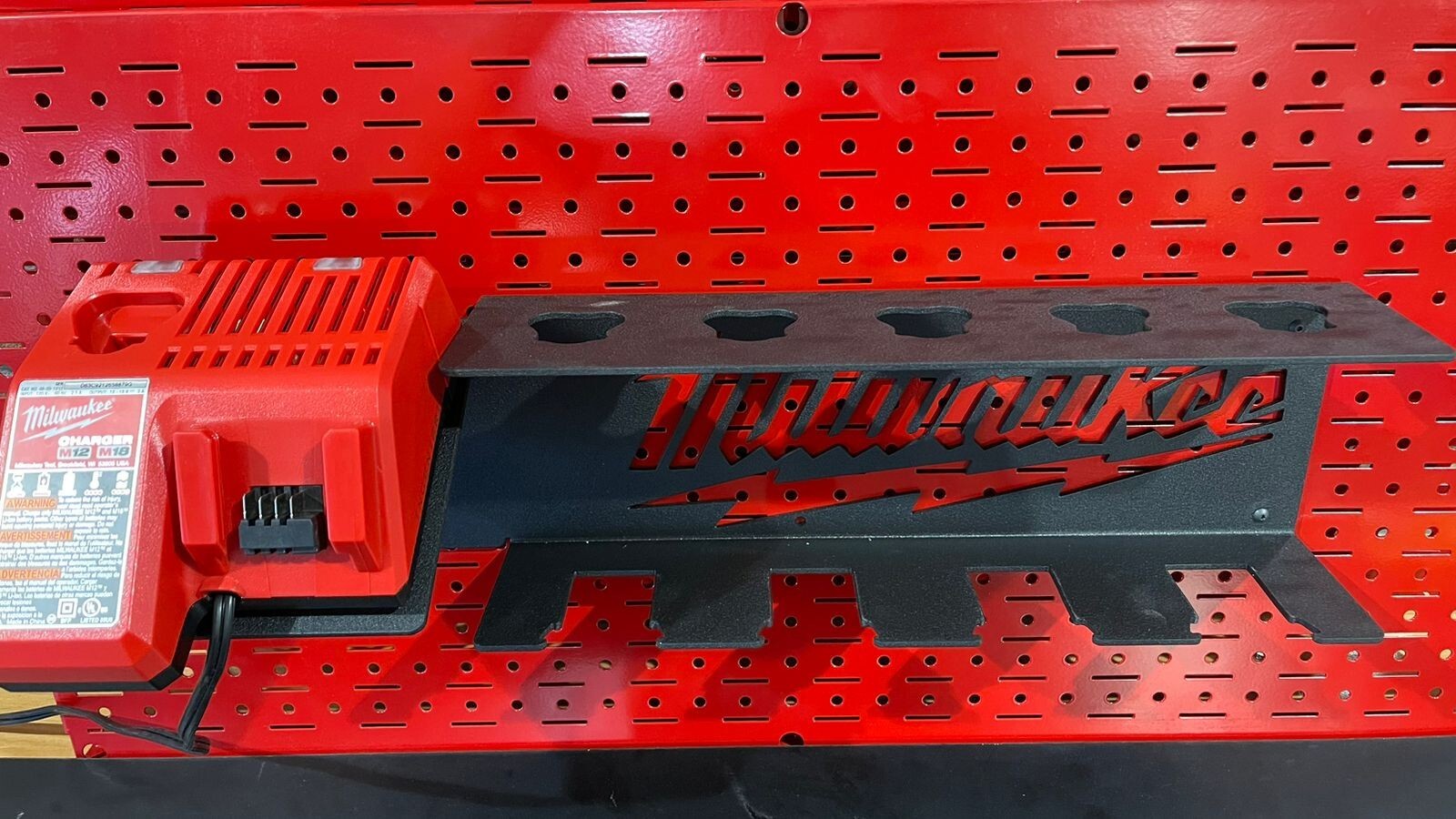 Milwaukee M18 and M12 Battery Holder + Charger Stand | eBay
