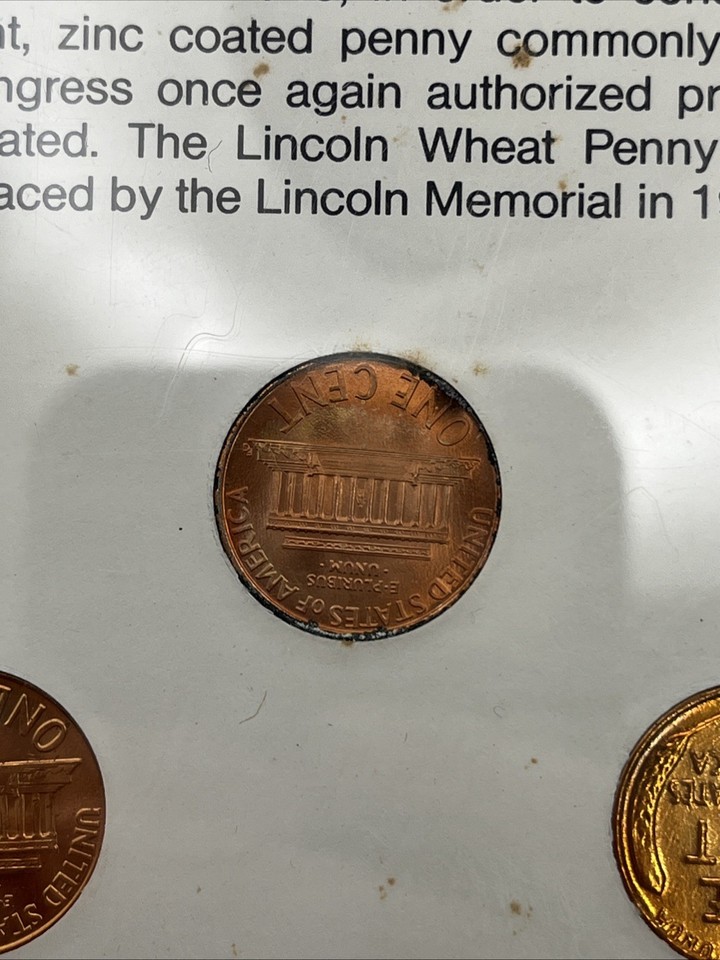 The Historical One Cent Collection 5 Coins | eBay