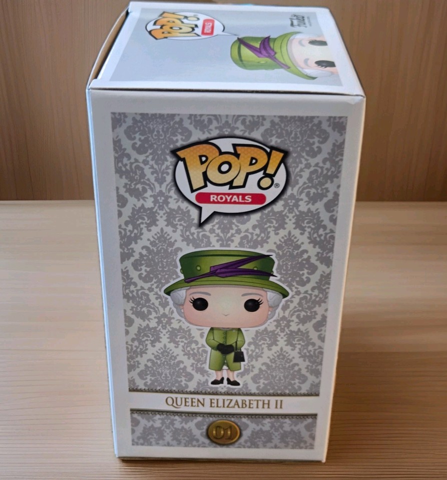 Funko Pop Royals Queen Elizabeth II #01 Royal Wedding Vinyl Figure NEW ...