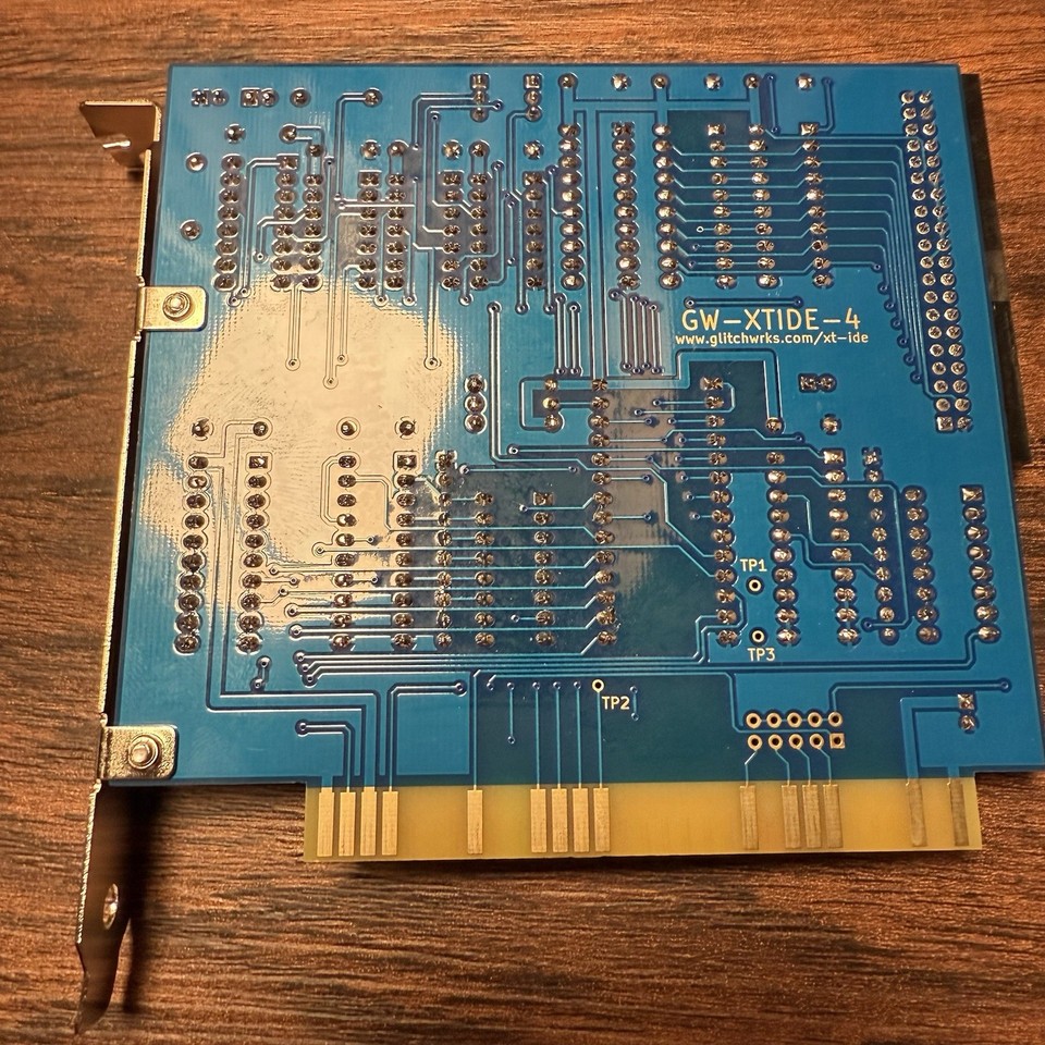 XT-IDE ISA 8-Bit IDE Controller Card Rev 4 XTIDE Socketed IC Assembled ...