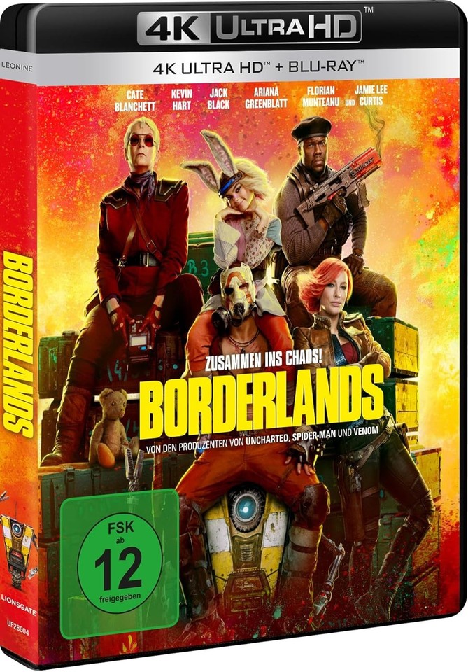 Borderlands (4K Ultra HD + Blu-ray) (4K UHD Blu-ray) Eli Roth (UK ...
