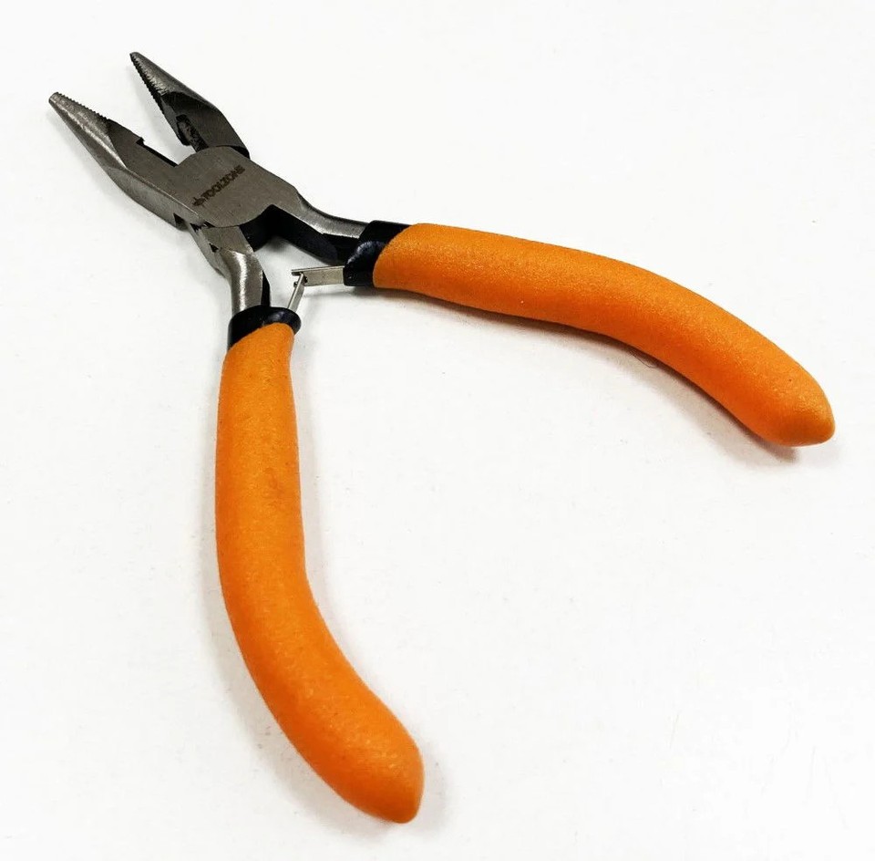 MINI LONG NOSE PLIER SPRING LOADED FOAM HANDLES - TOOLZONE KDPPL176 ...