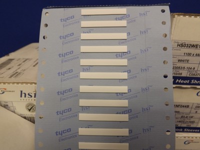 New Critchley HSI Heat Shrinkable Sleeve Markers Cable Labels Tubing ...